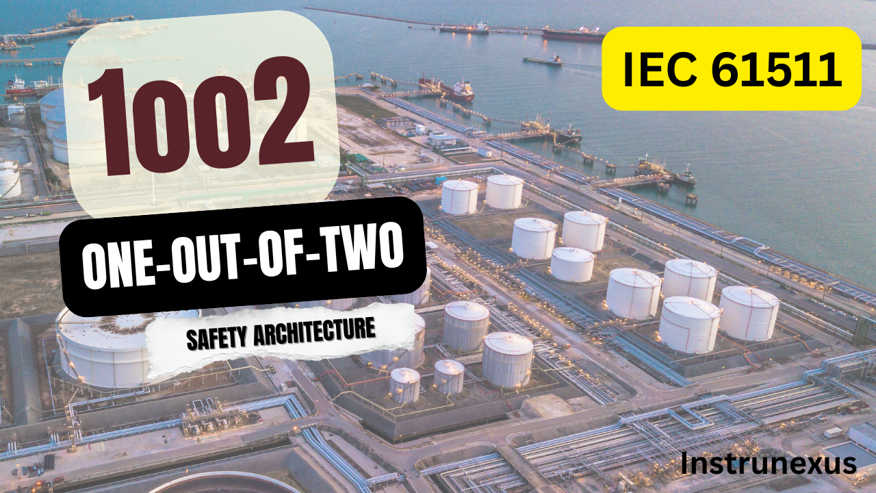 Visual explanation of the 1oo2 (one-out-of-two) safety architecture ...