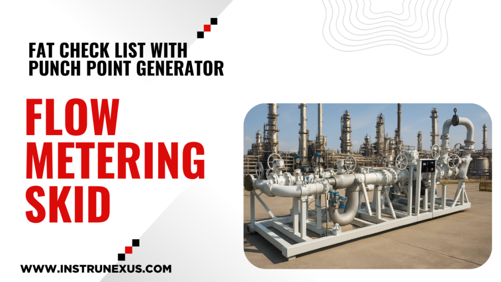 Flow Metering Skids – FAT Check List – InstruNexus