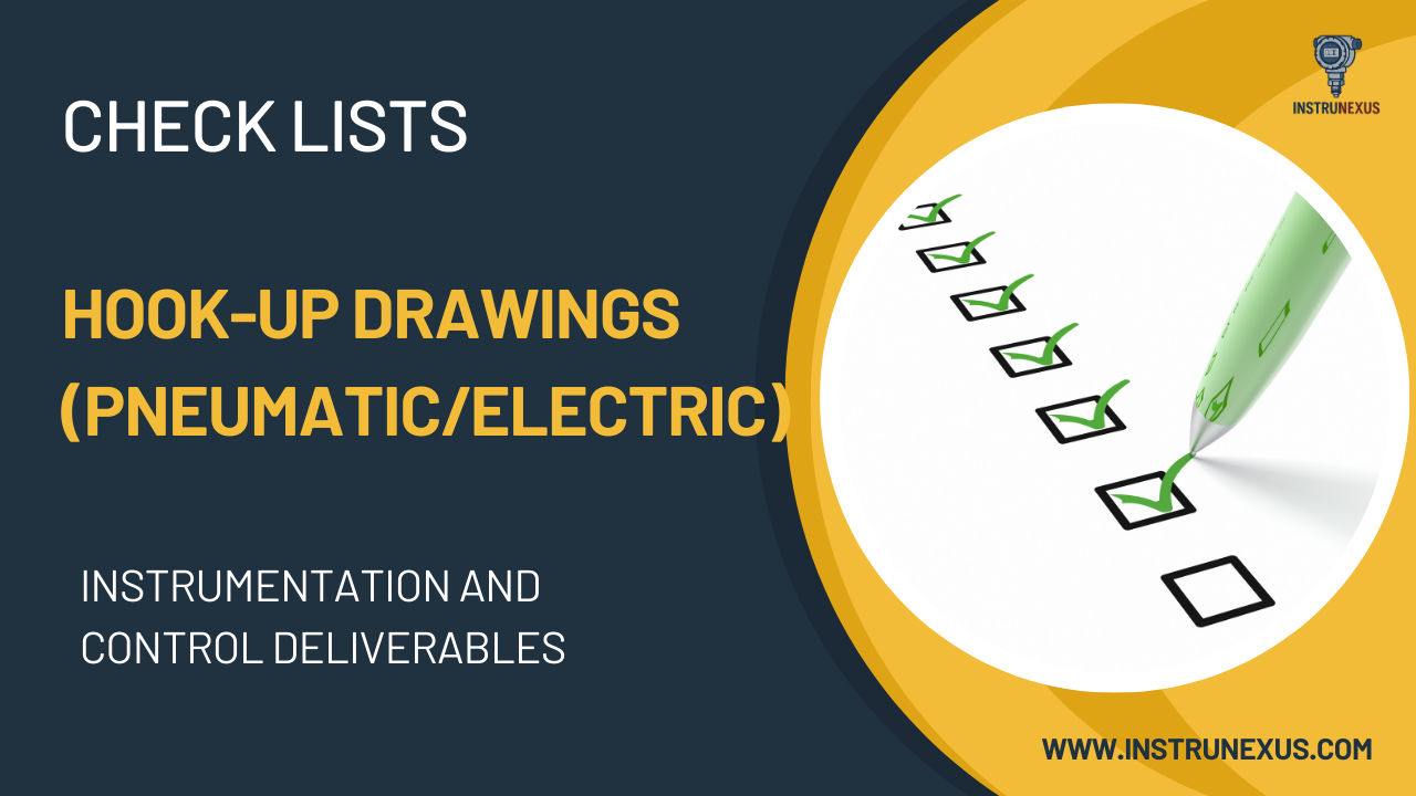 Hook-Up Drawings (Pneumatic/Electric) – Comprehensive I&C Engineering ...