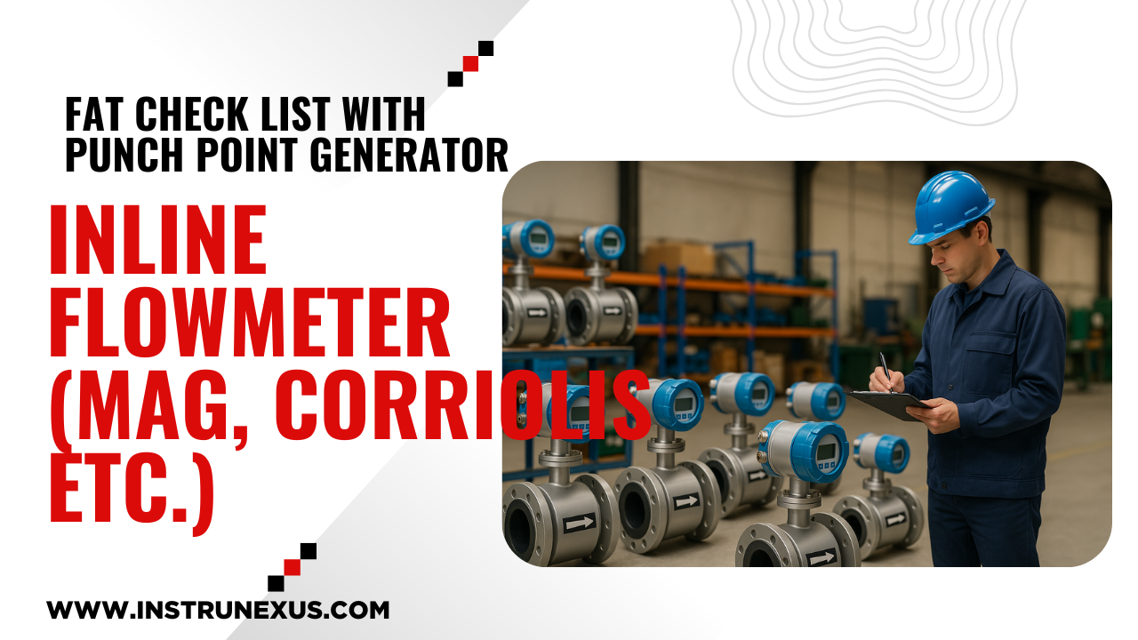 Inline Flowmeters such as Magnetic, Coriolis, and Vortex types – FAT ...