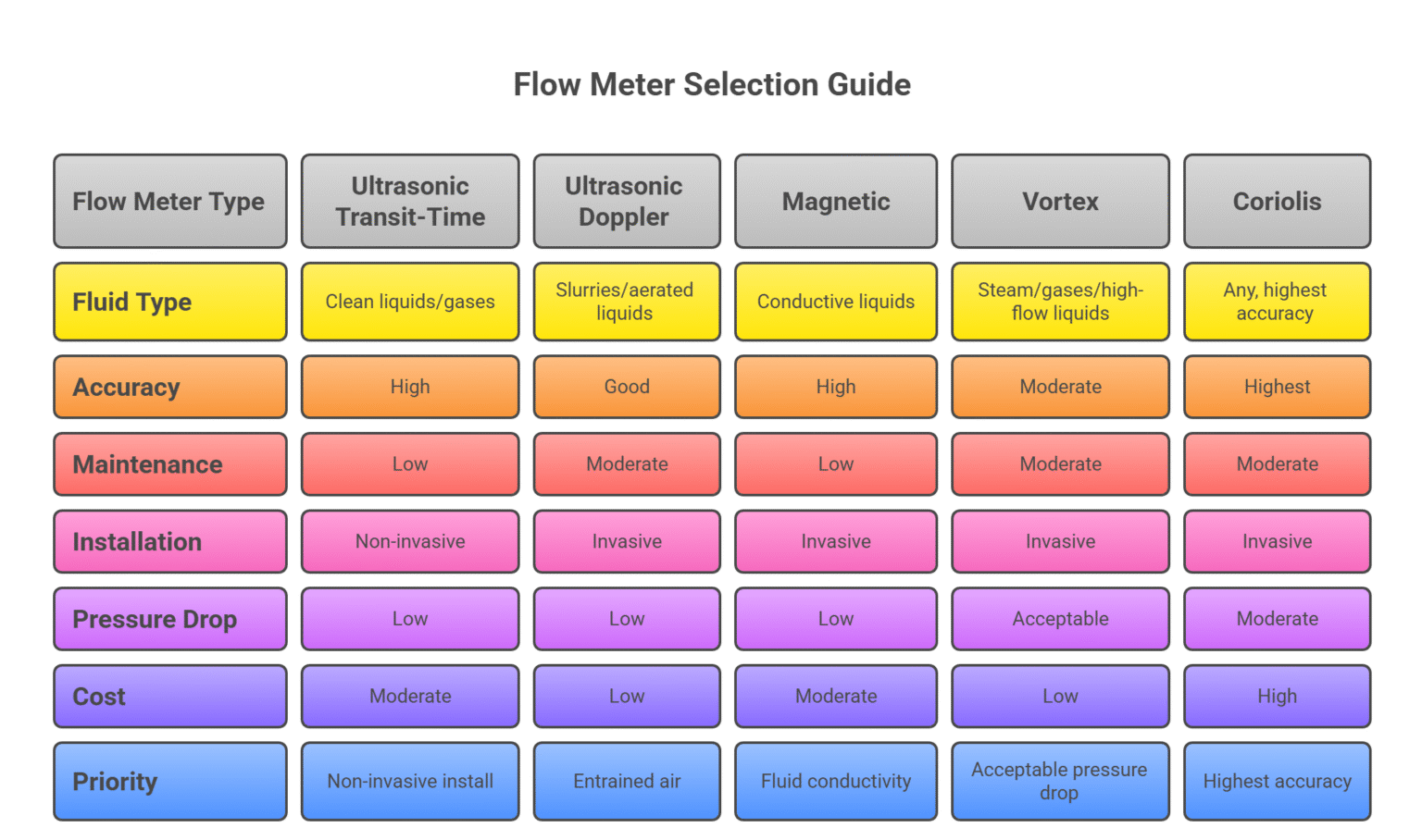 Ultrasonic Flowmeter Working Principle : Transit time and Doppler ...