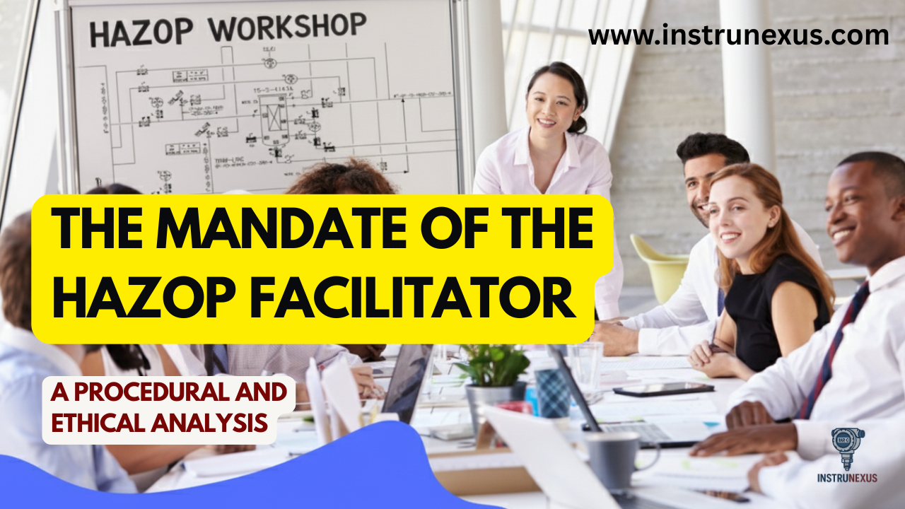 Roles and Responsibilities of a HAZOP Facilitator - InstruNexus