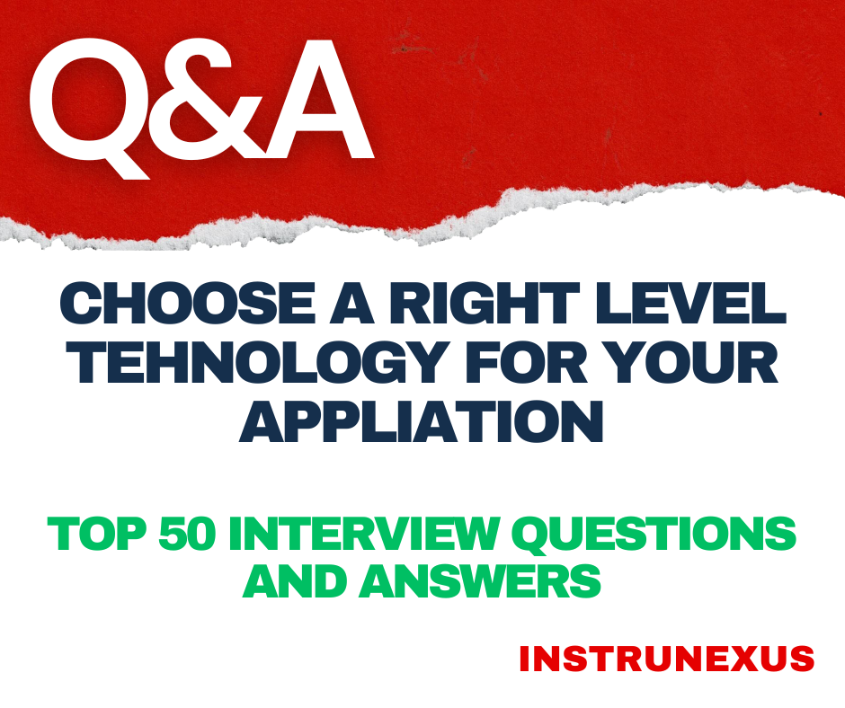 Choose a Right Level Technology for your Level applications – InstruNexus