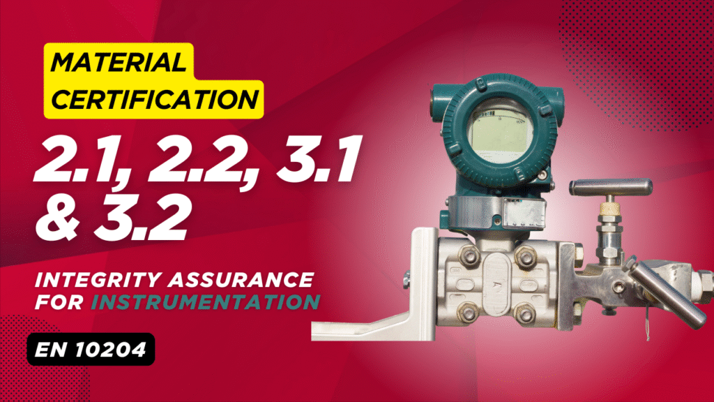 Material Certification : 2.1, 2.2, 3.1 and 3.2 : What An Instrument ...