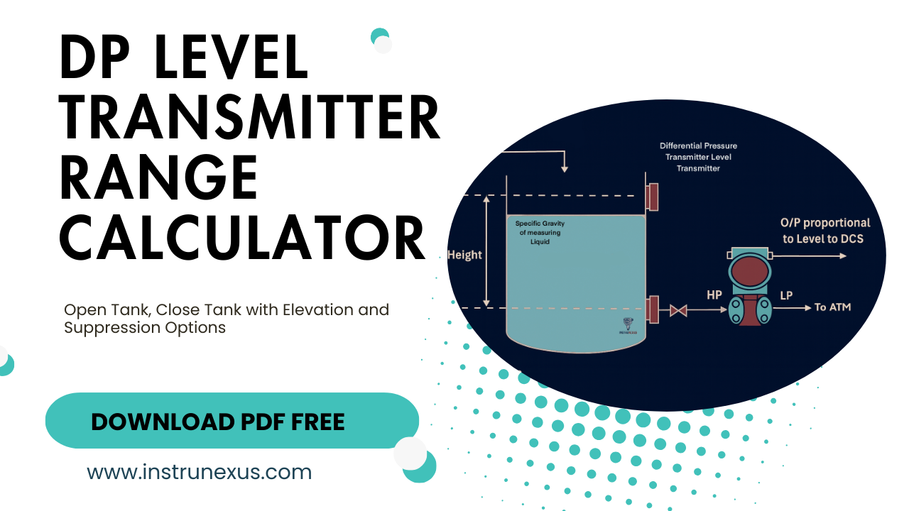 DP Level transmitter range calculator - InstruNexus
